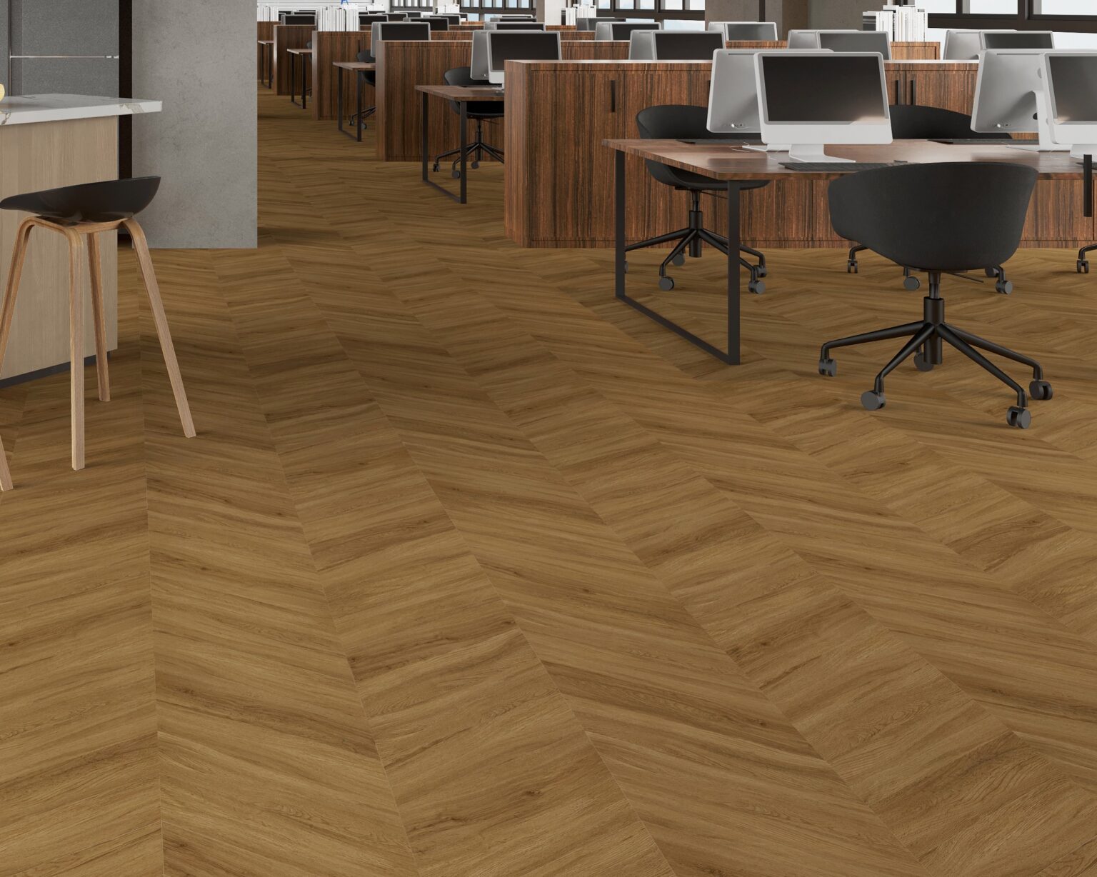 Luxury Chevron Vinyl Flooring, Chevron LVT Flooring - Ecoflors